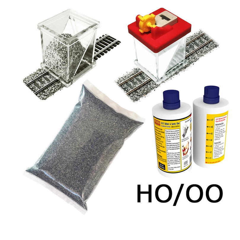 HO/OO Ballasting Kit w/Gluer (Dark Grey) – Proses Hobby Shop