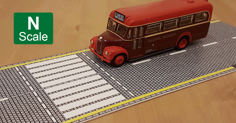 N Scale Cobblestone Roads – Proses Smart Hobby Tools