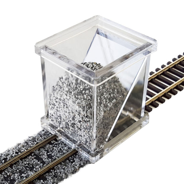 HO ballast spreader, ballasting tracks model railroads ...